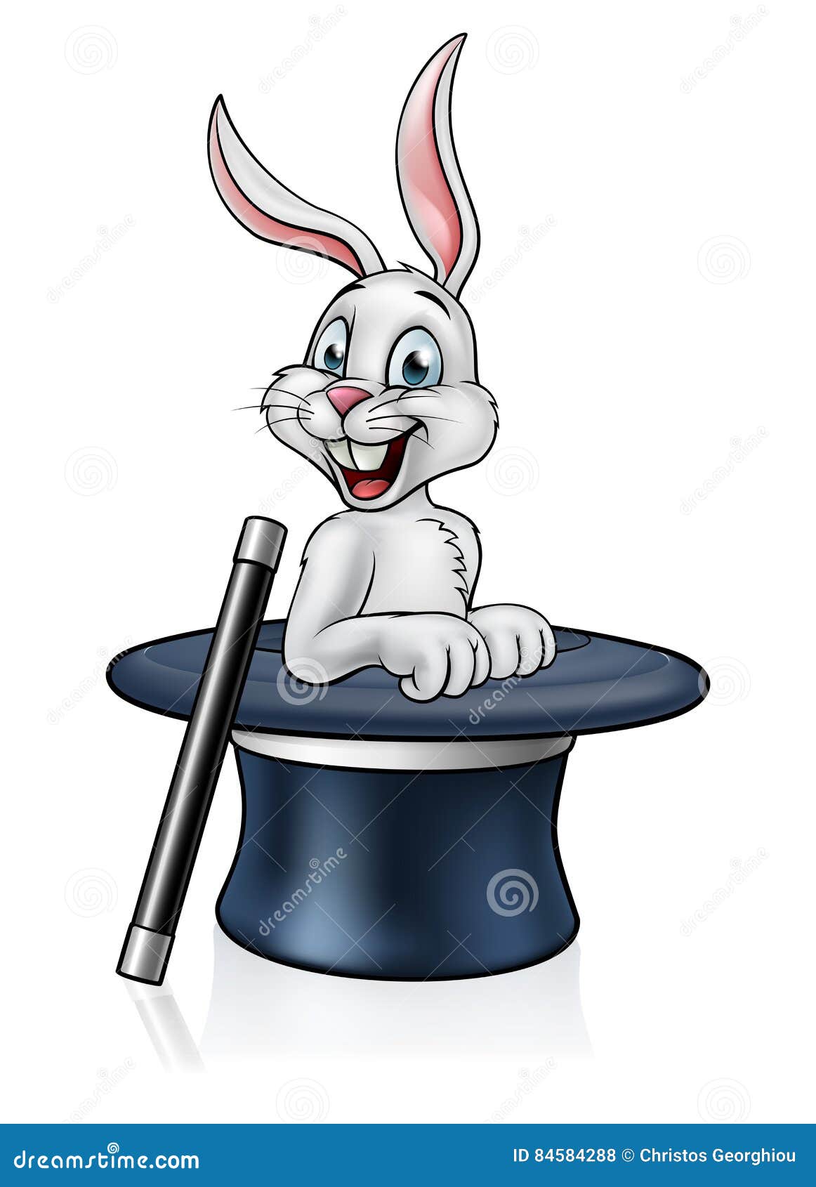 Rabbit Magic Hat Stock Illustrations – 11,743 Rabbit Magic Hat Stock ...