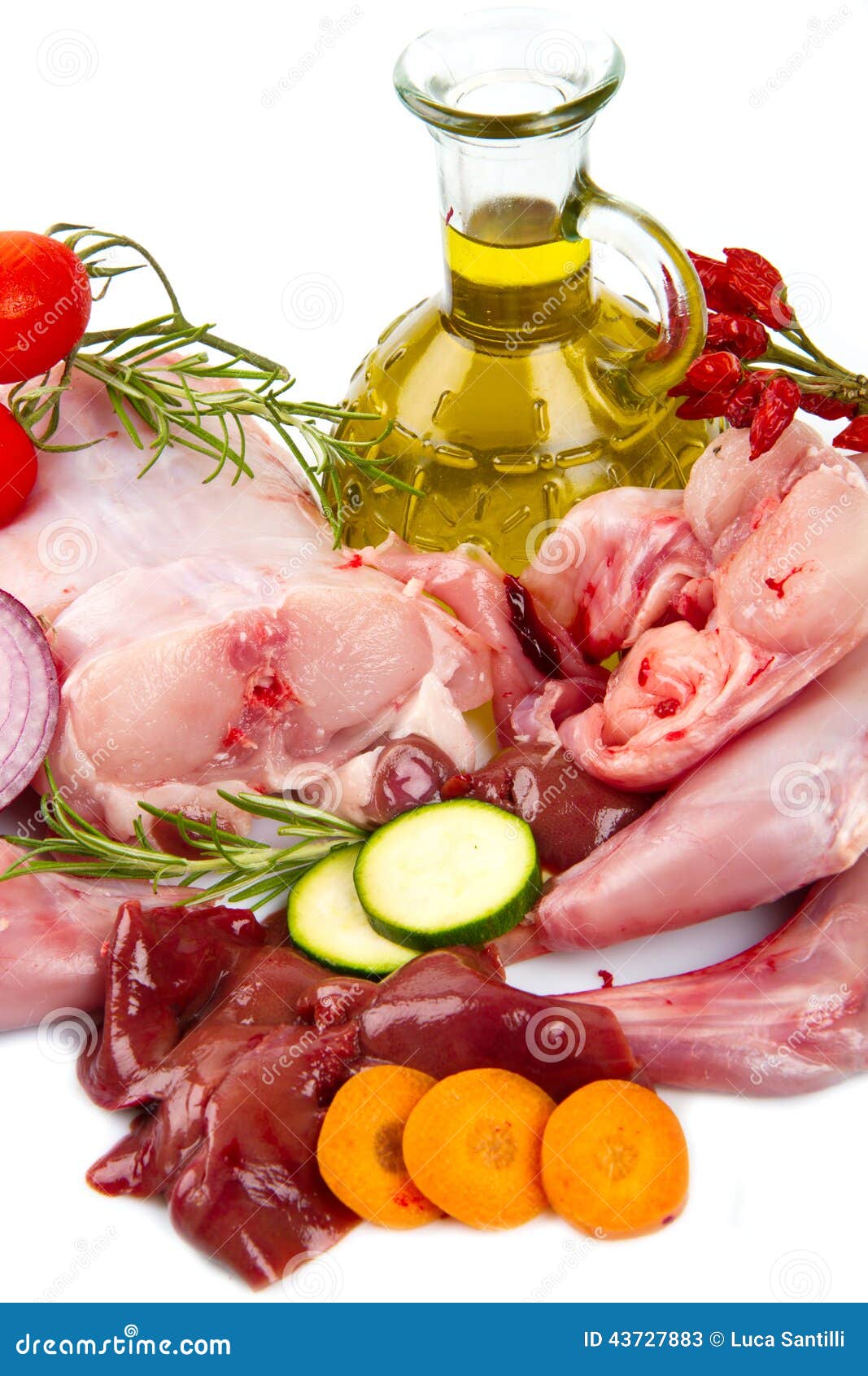 Rabbit meat stock image. Image of spicy, meat, white - 43727883