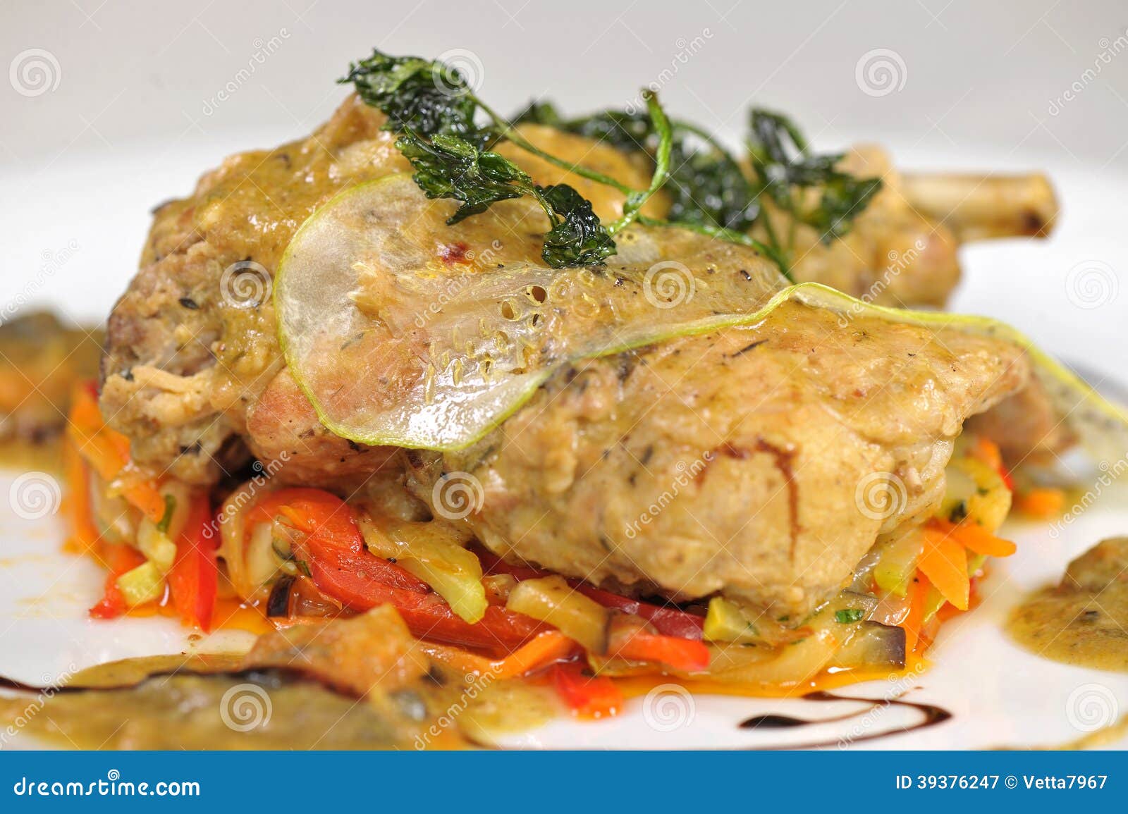 Rabbit meat stewed stock image. Image of rabbit, food - 39376247