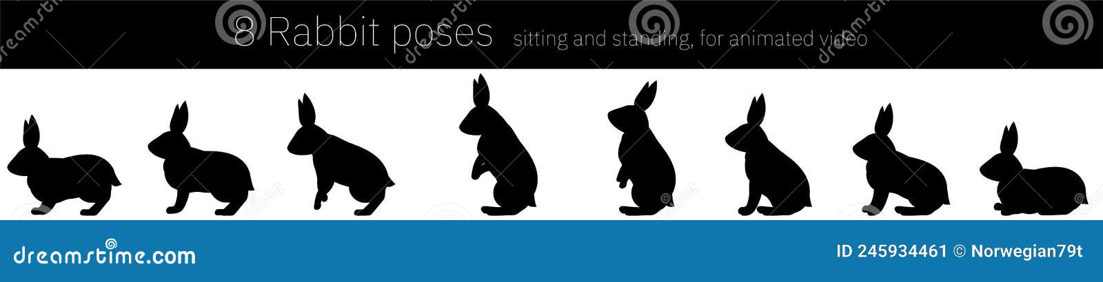 Rabbit Movements Stock Illustrations – 11 Rabbit Movements Stock ...
