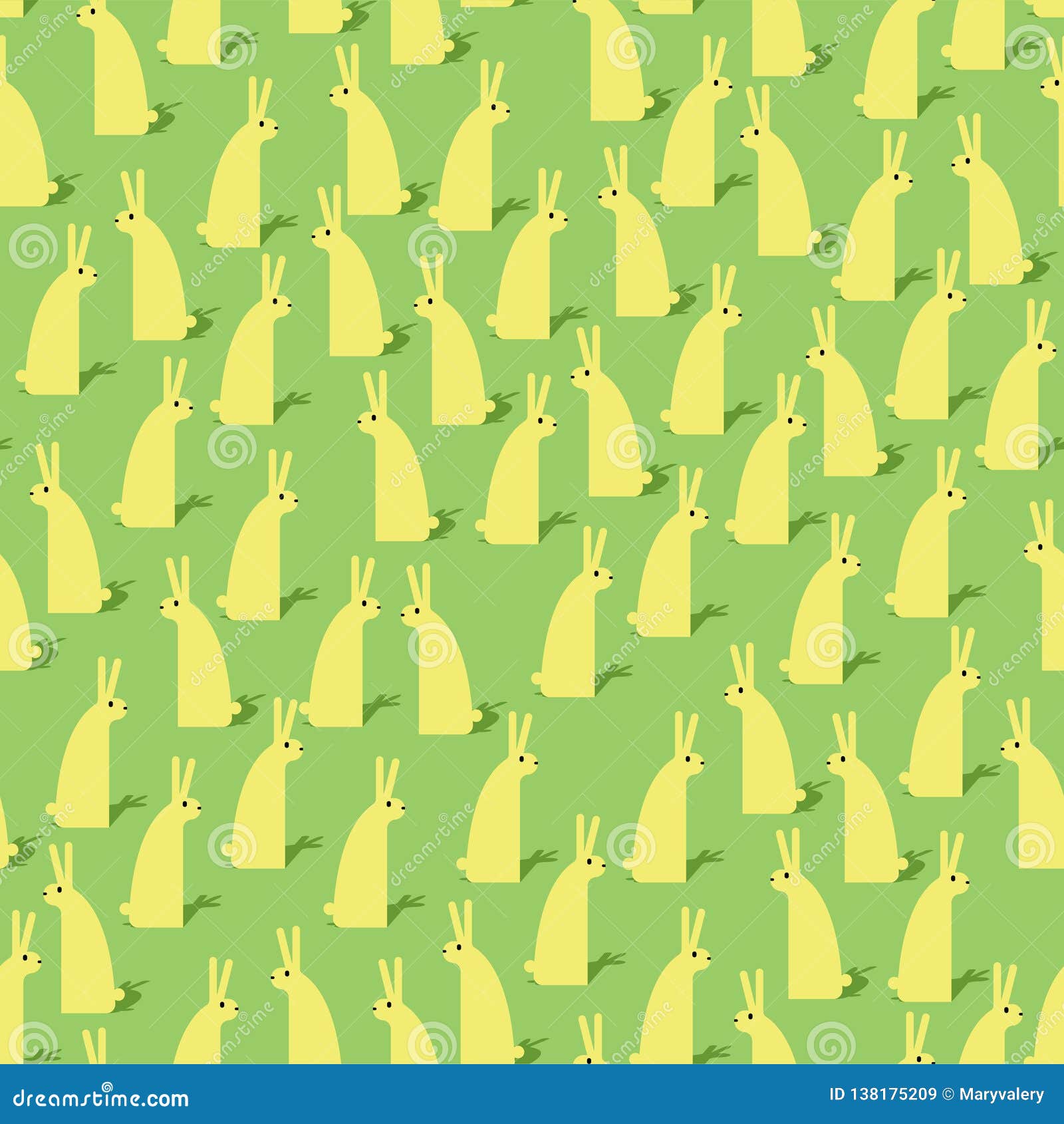 Seamless Hare Pattern. Cute Little Bunny On A Pink Background. Cute ...