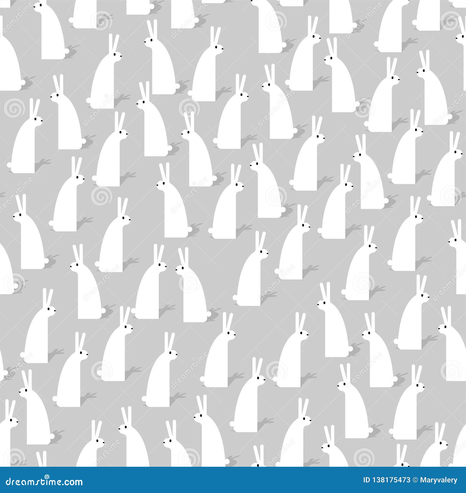 Seamless Hare Pattern. Cute Little Bunny On A Pink Background. Cute ...