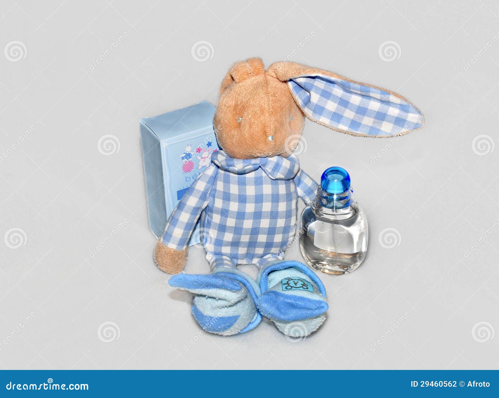 Rabbit with perfume bottle stock photo. Image of equipment - 29460562