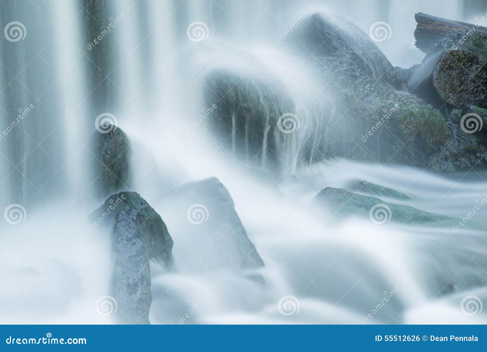 Rabbit River Cascade stock photo. Image of peaceful, white - 55512626
