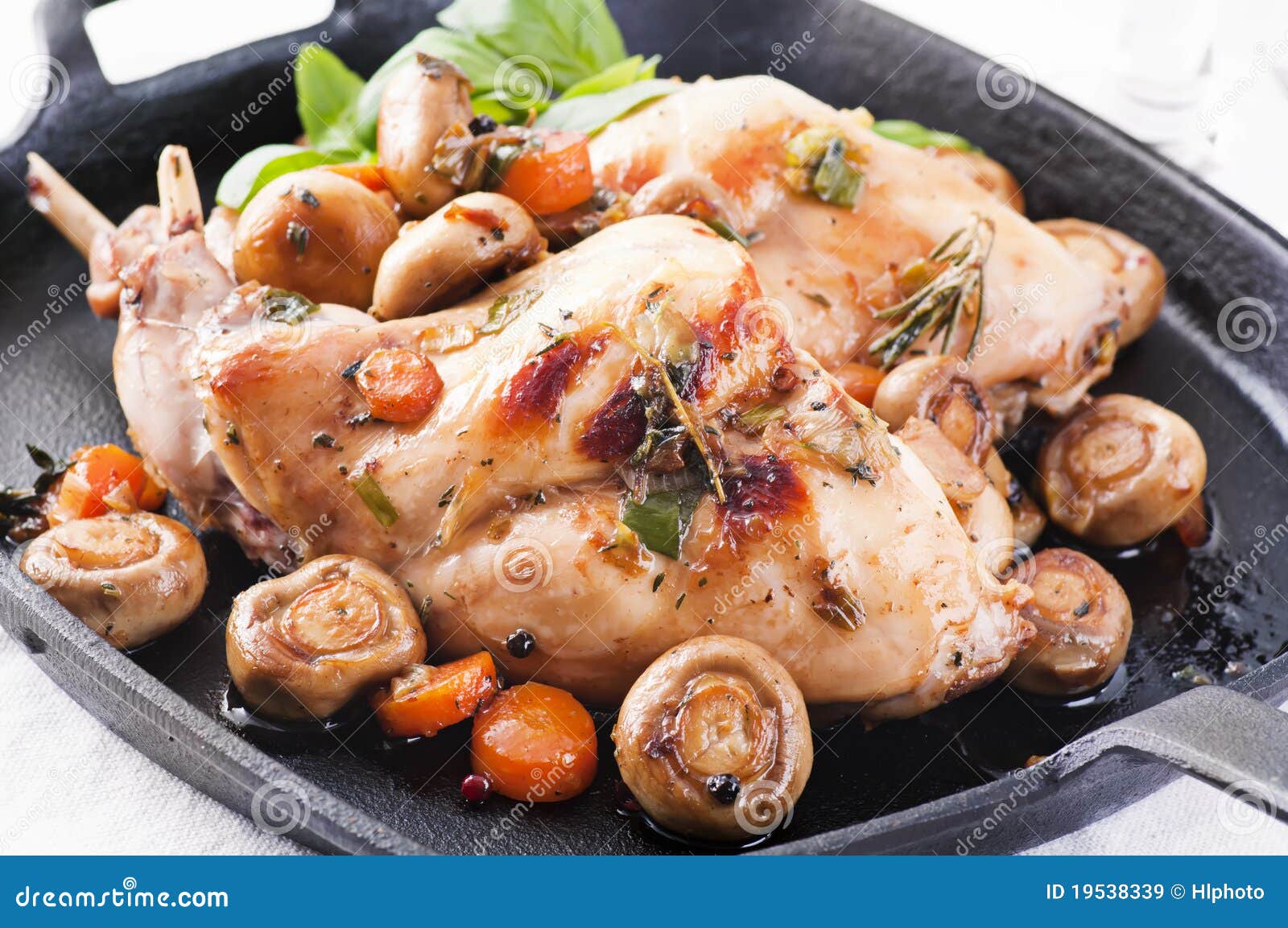 Rabbit roasted stock image. Image of product, grilled - 19538339