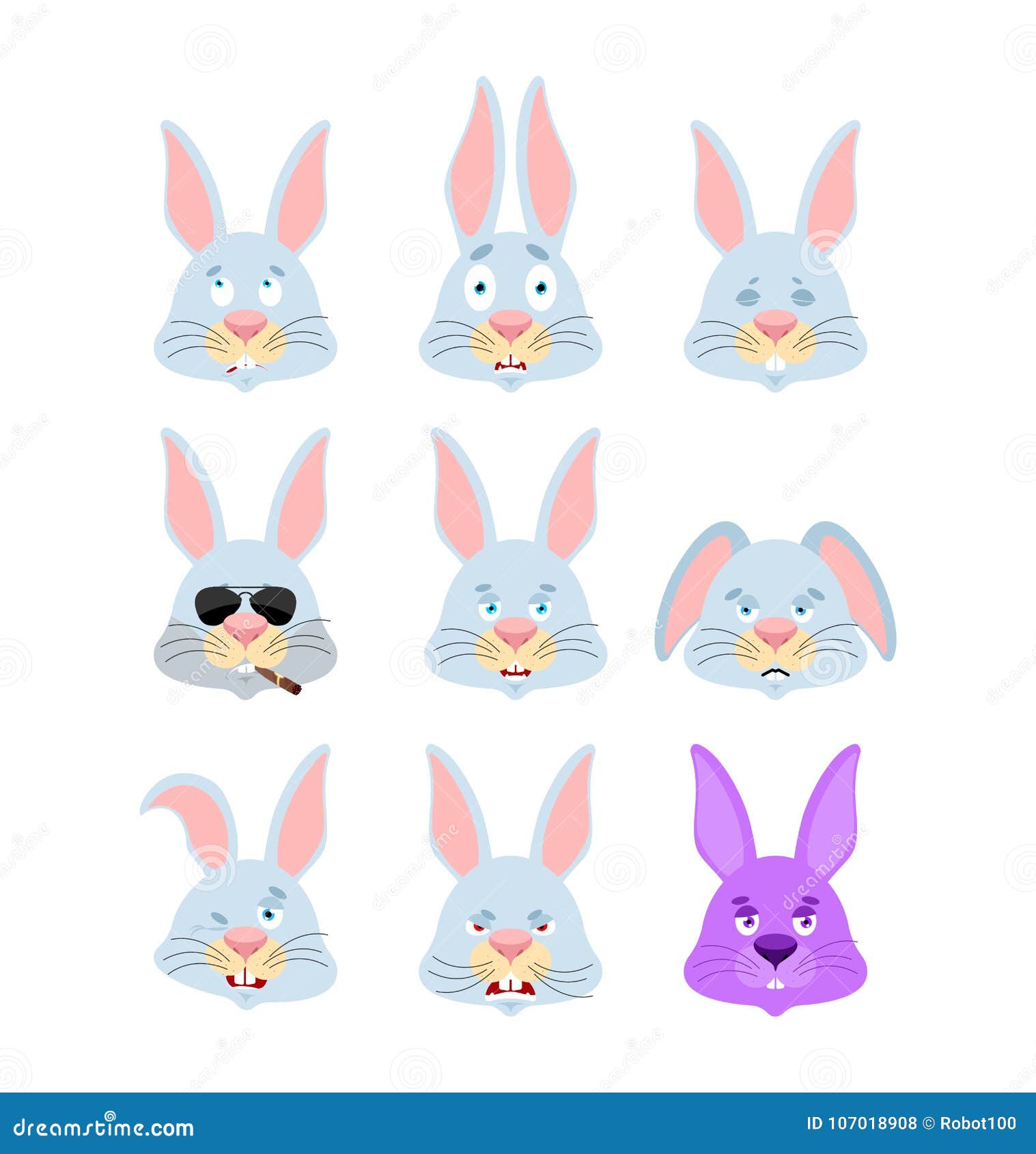 Emoji Avatar Collection Set, Emoticons Isolated Icons Flat Line Cartoon ... Emoji Avatar Collection Set, Emoticons Isolated Icons Flat Line Cartoon ...