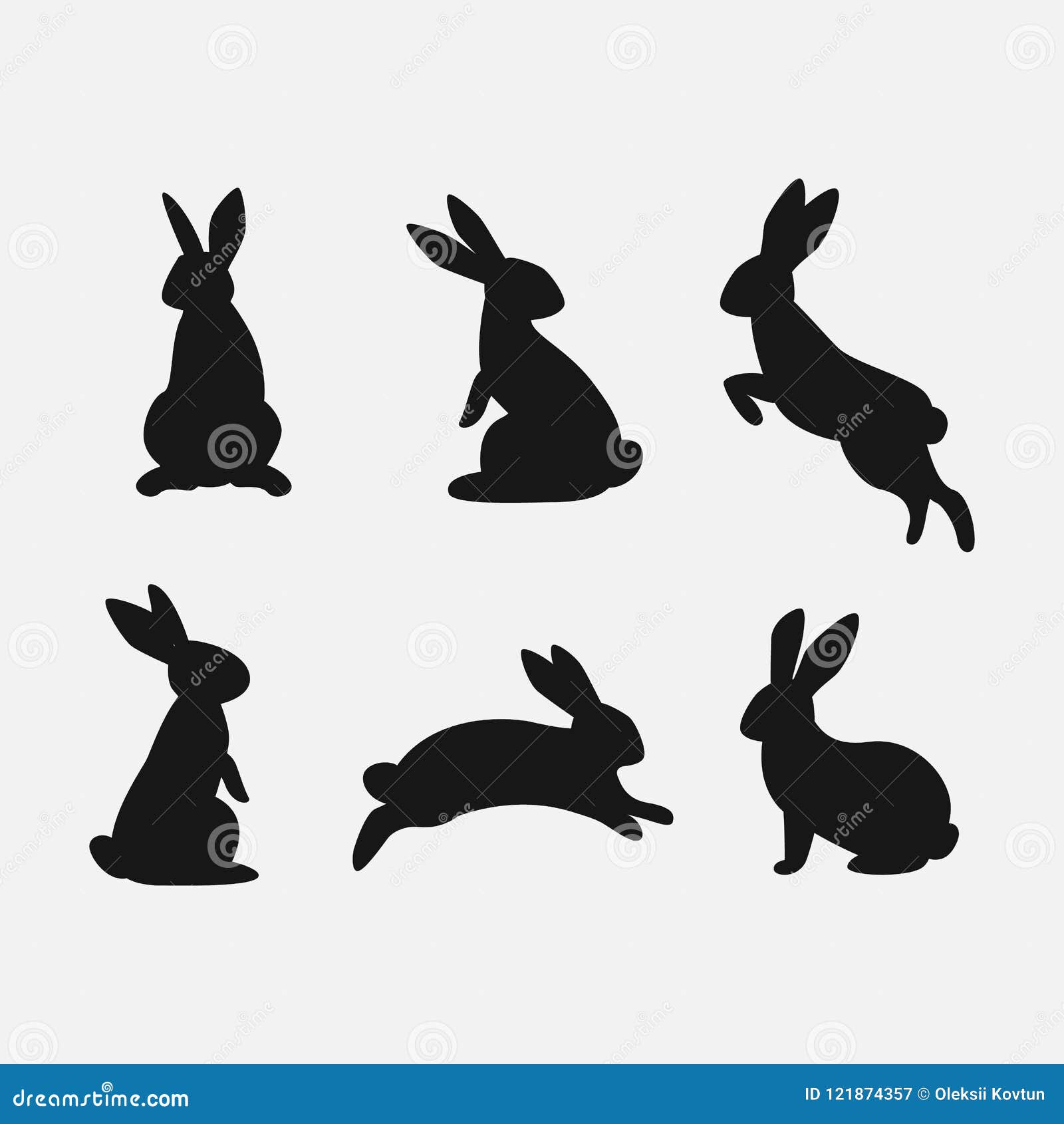 Rabbit Silhouette Vector