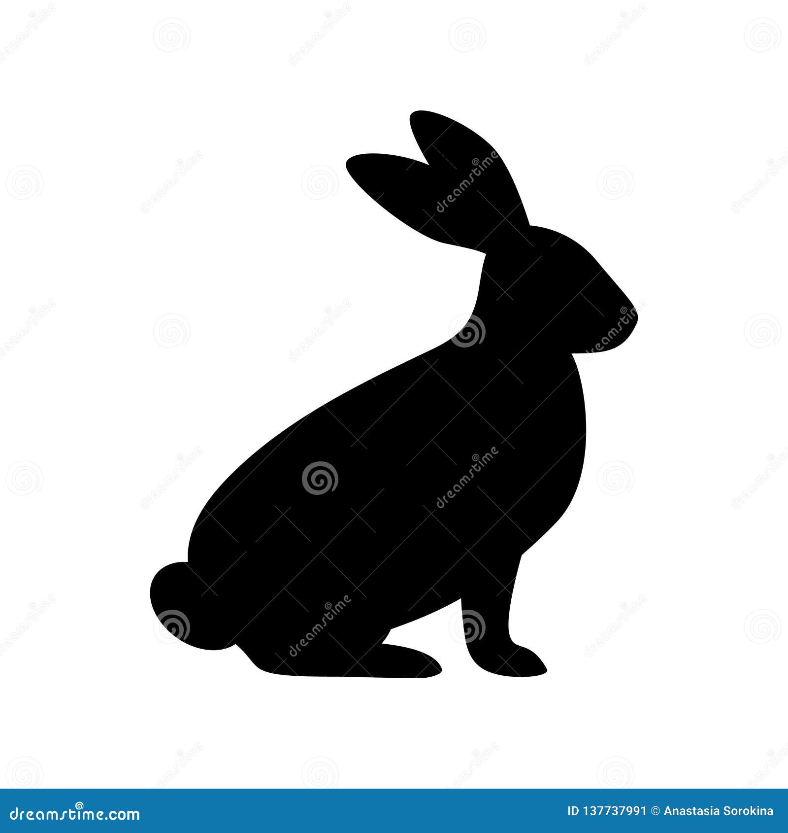 Rabbit Silhouette Vector