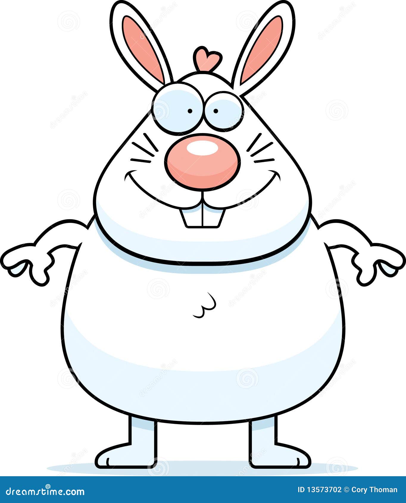 Rabbit Smiling stock vector. Illustration of bunny, animal - 13573702