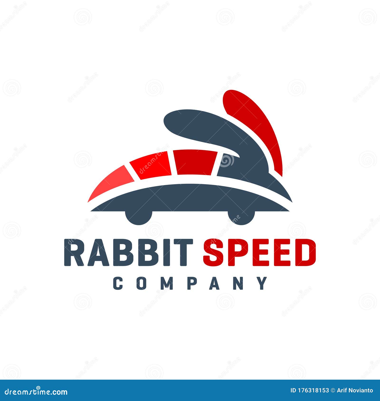 Rabbit speed animal logo stock illustration. Illustration of animal ...
