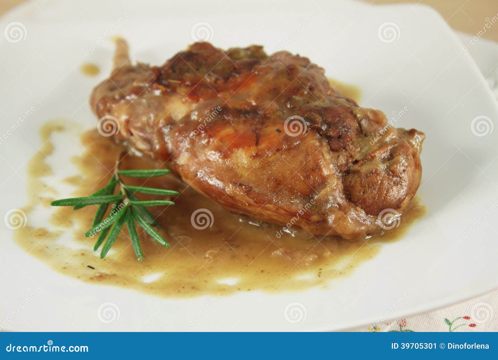 Rabbit stew stock image. Image of portion, sauce, rabbit - 39705301