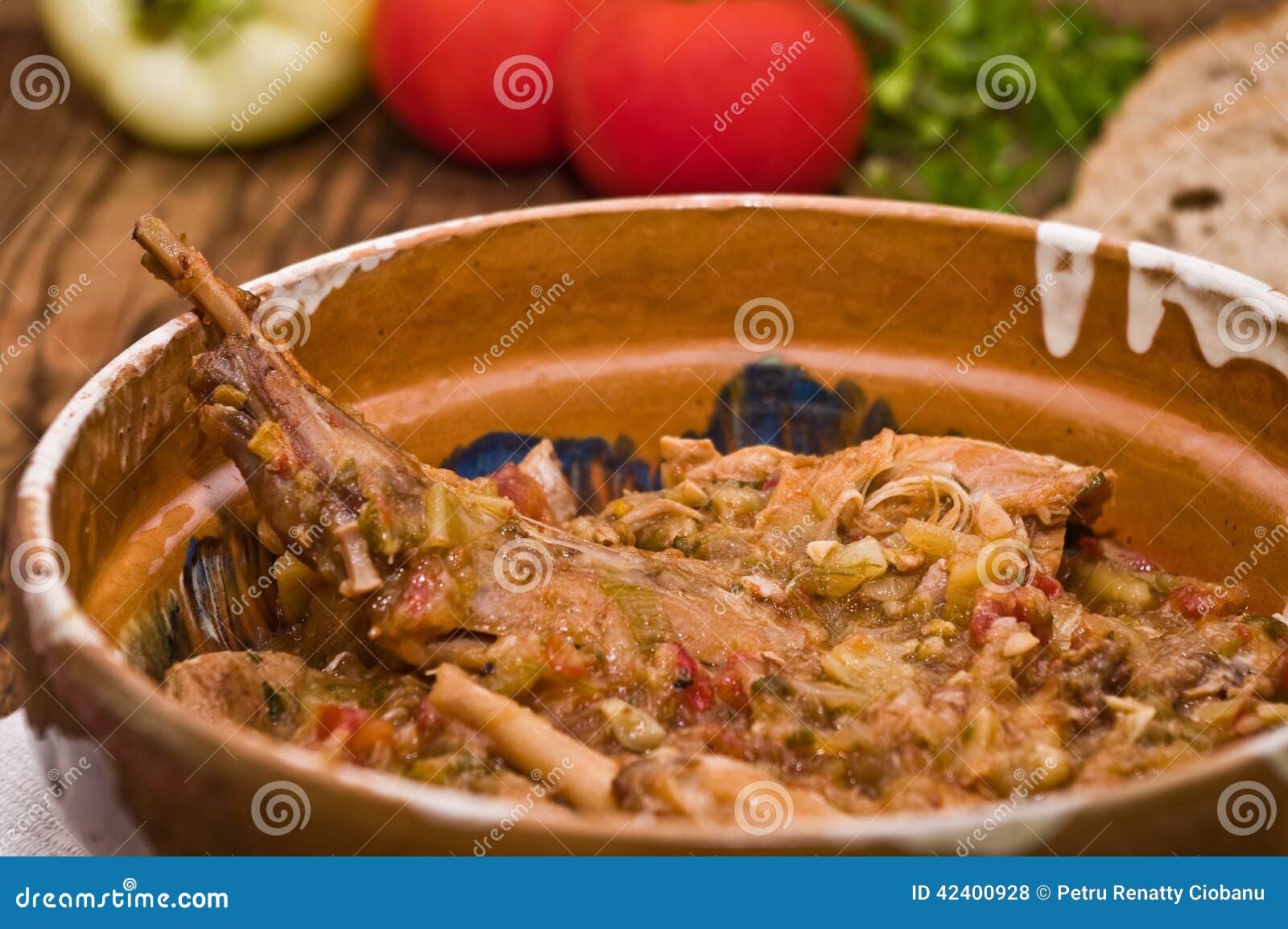 Rabbit stew stock photo. Image of onion, food, cuisine - 42400928