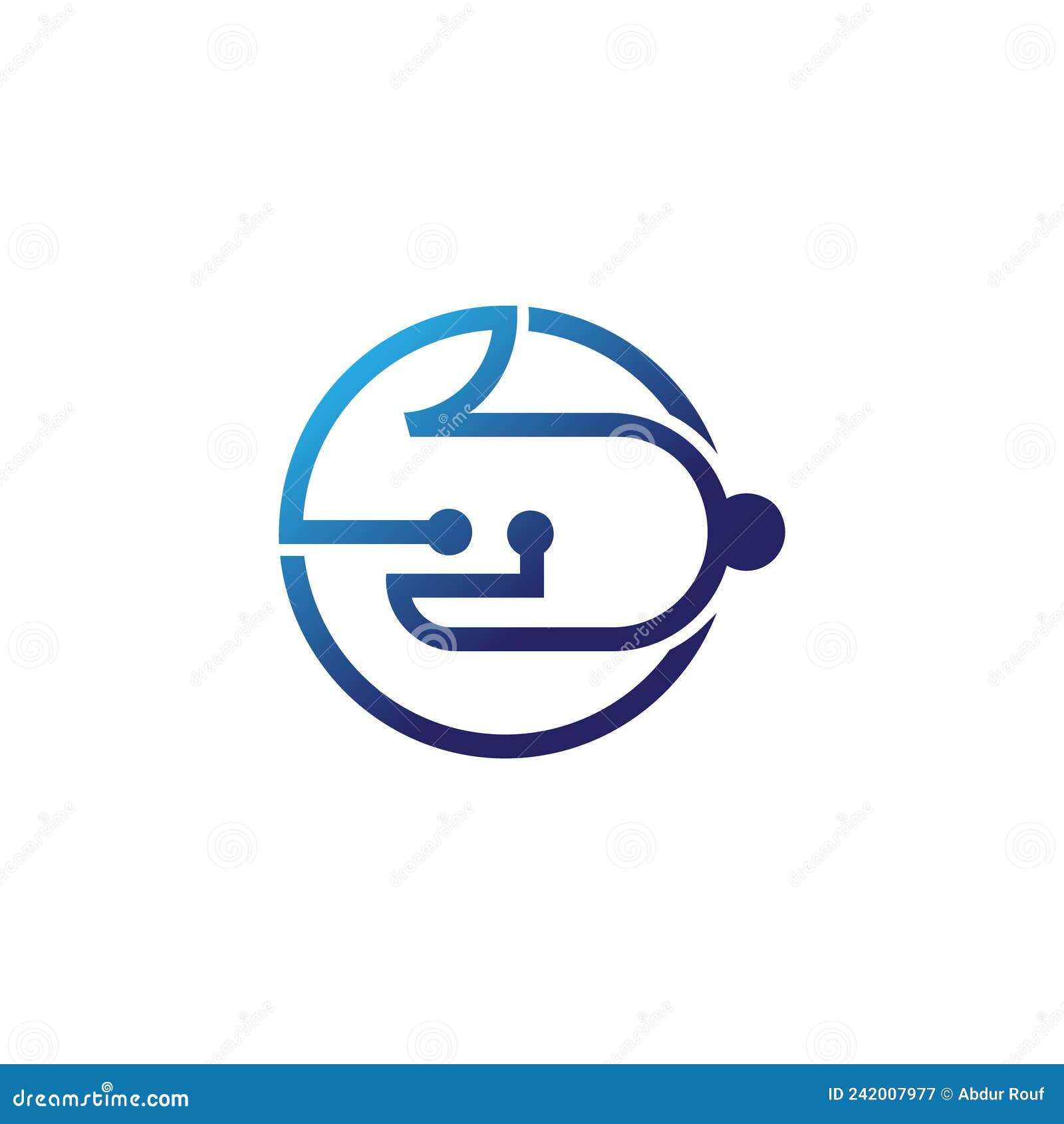 Rabbit Tech Line Logo Design Stock Vector - Illustration of corporate ...