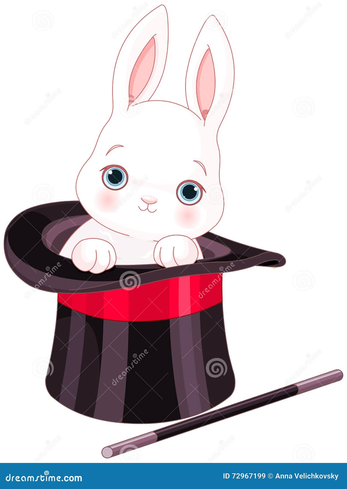 Magician Hat And Rabbit