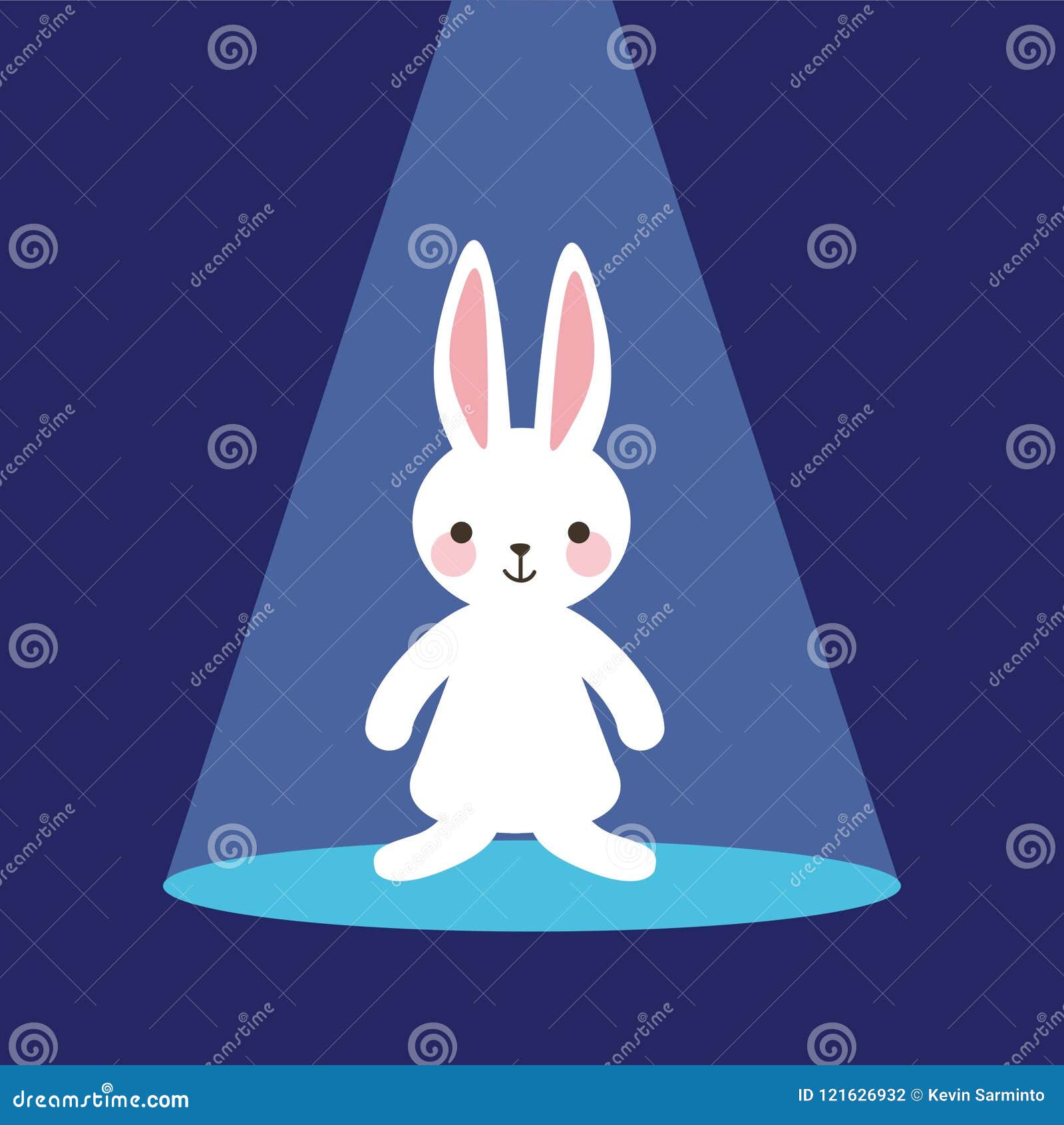Rabbit Illustraion Hand Paited On A Paper Royalty-Free Stock ...