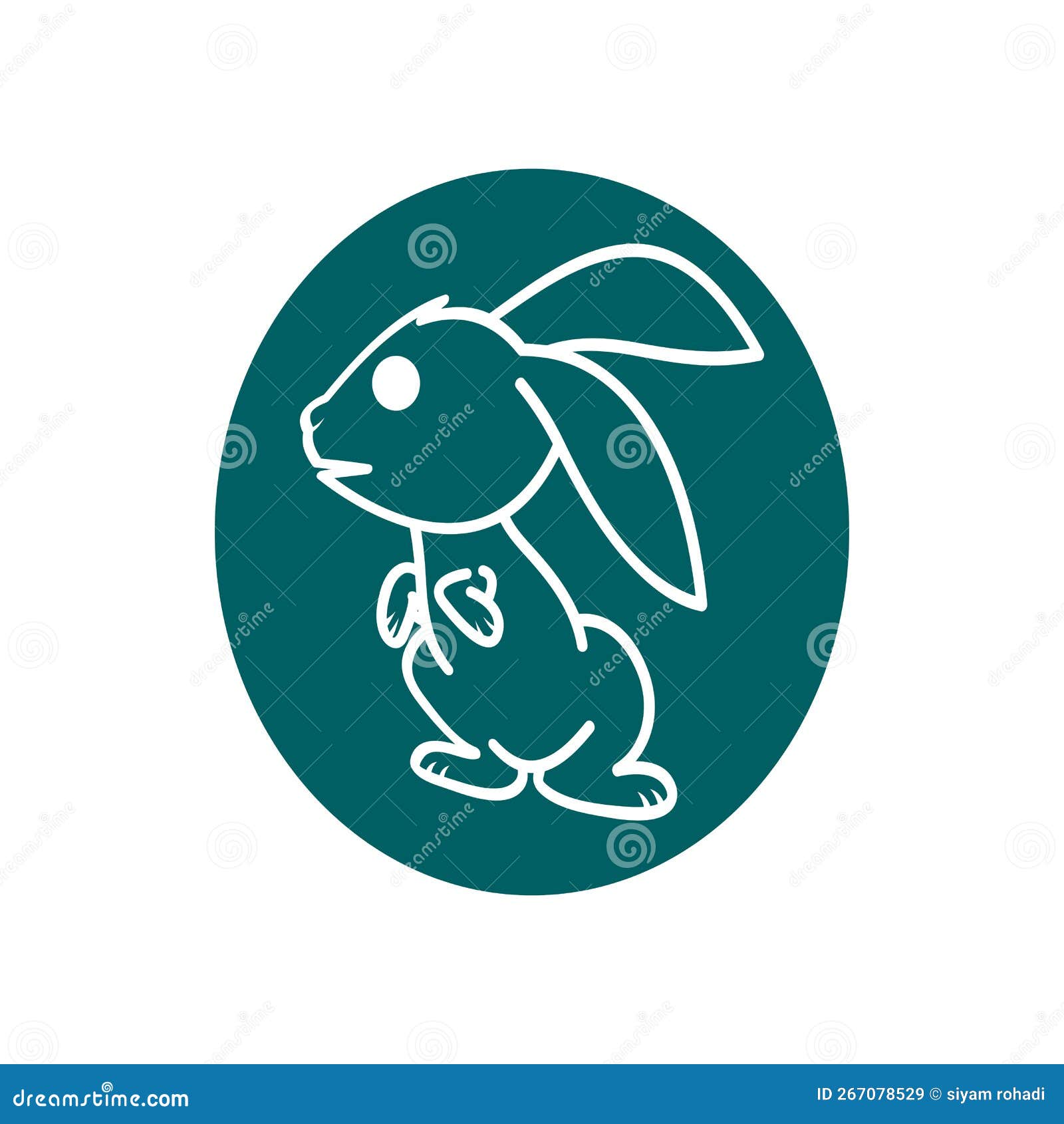Rabbit Vector Icon Illustration Design Stock Vector - Illustration of ...