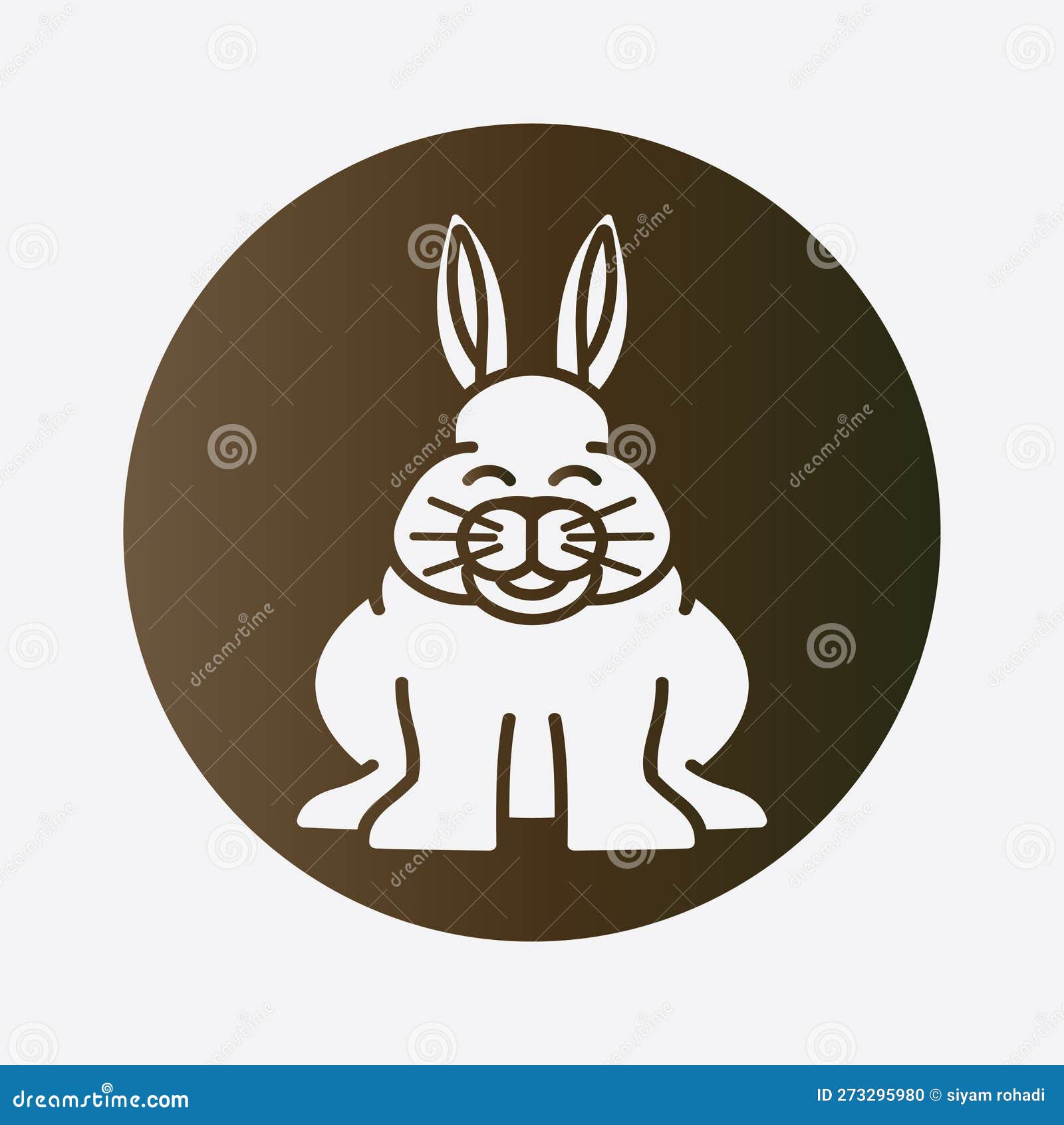 Rabbit Vector Icon Illustration Design Stock Vector - Illustration of ...