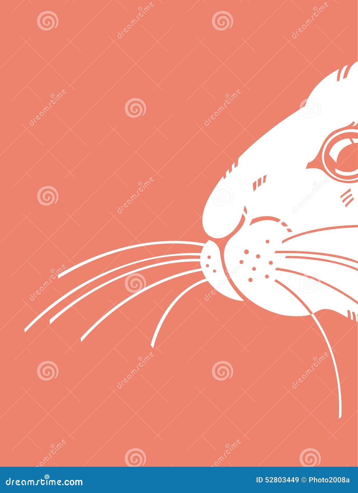 Rabbit stock vector. Illustration of bunny, outline, clip - 52803449