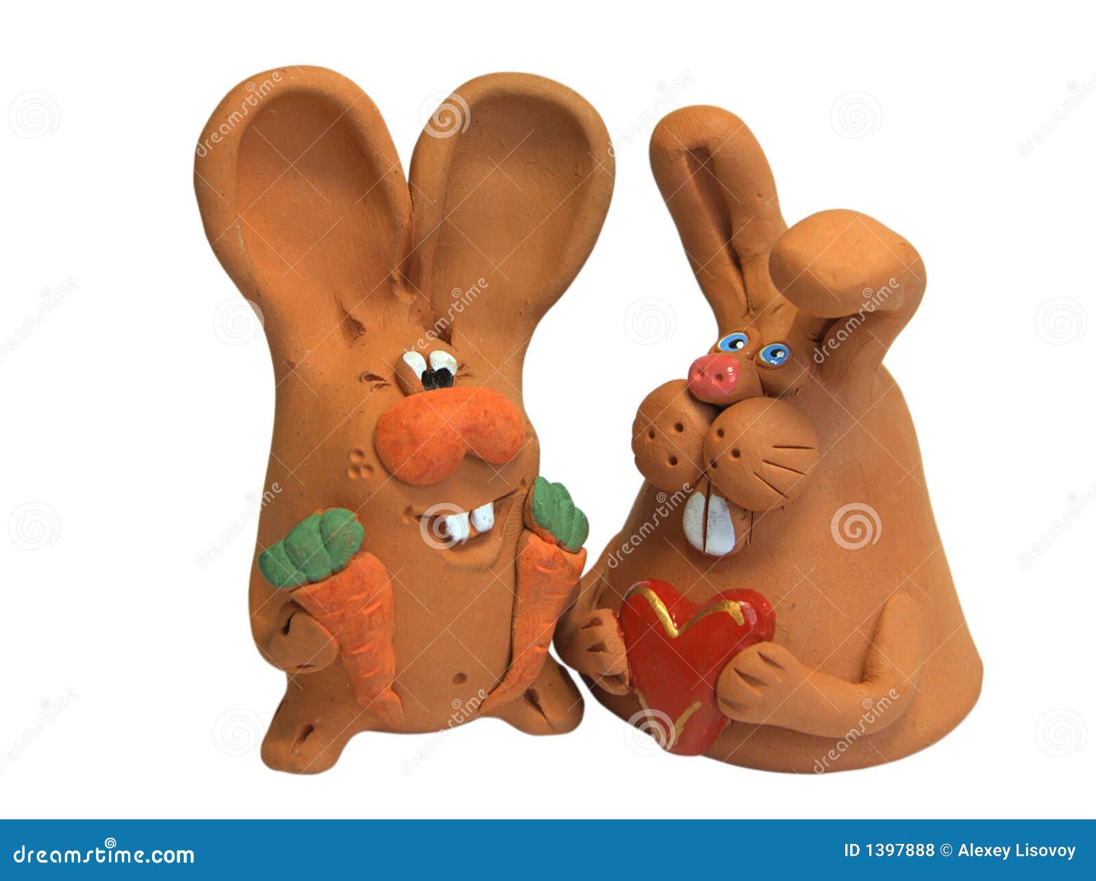 Rabbits 4 stock photo. Image of loving, white, smile, relations - 1397888
