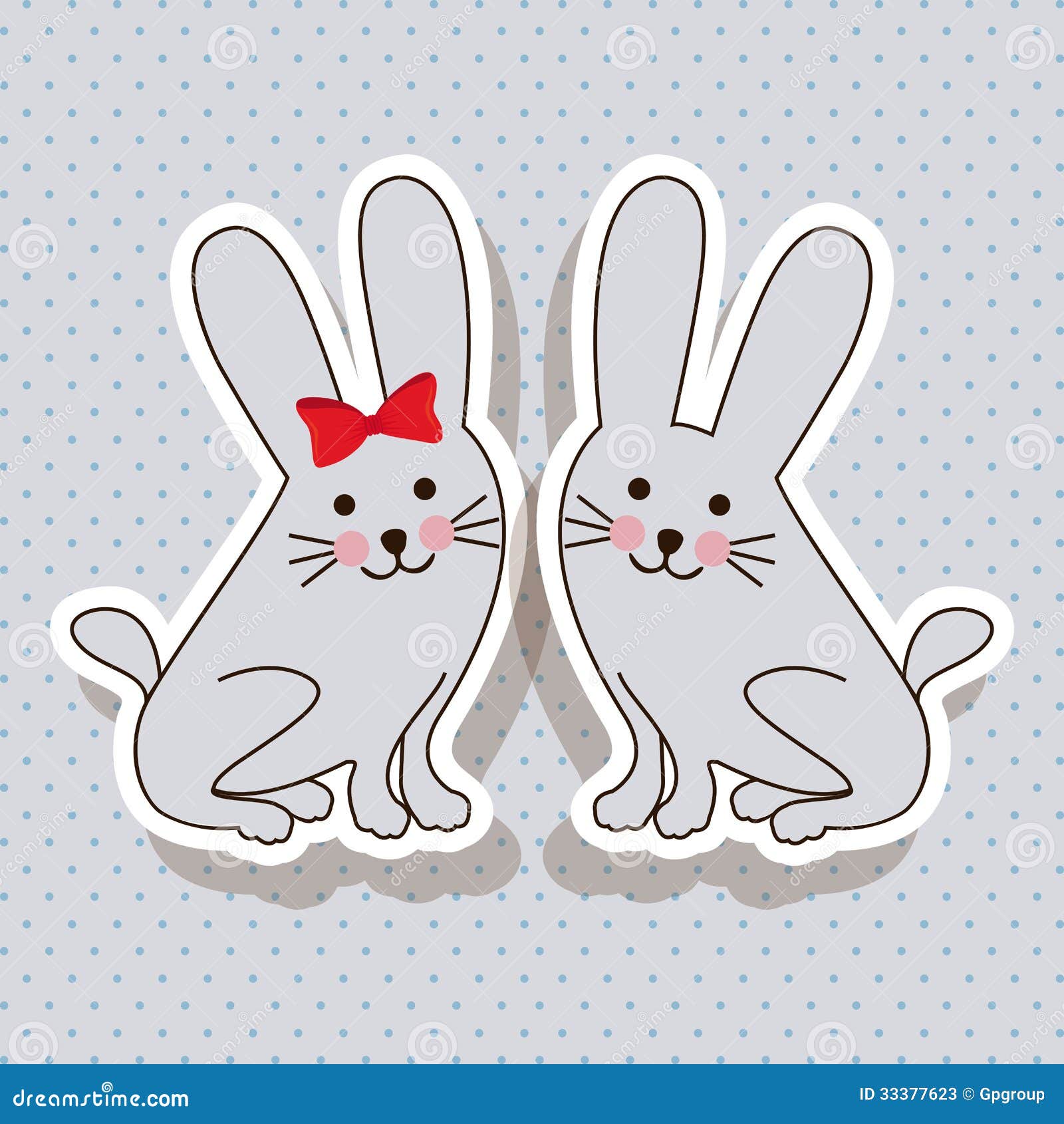 Rabbits design stock vector. Illustration of little, illustration ...