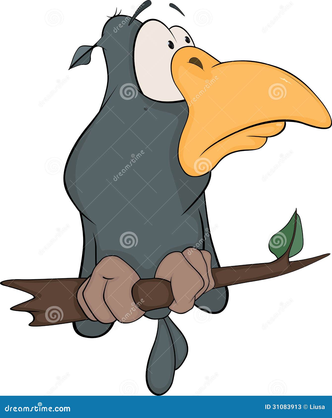 Rabe Von Märchen. Karikatur Stockfotos - Bild: 31083913