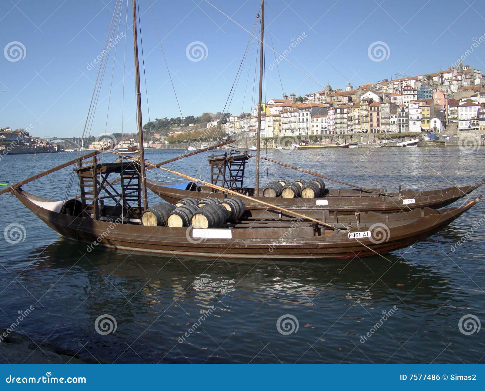 Rabelo Boat stock photo. Image of rabelo, tourists, promenades - 7577486