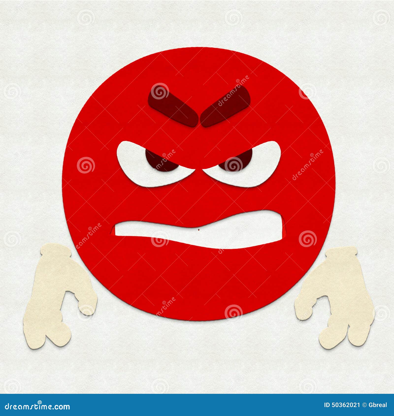 Rabia Del Emoticon Del Fieltro Imagen de archivo - Imagen de intenso ...