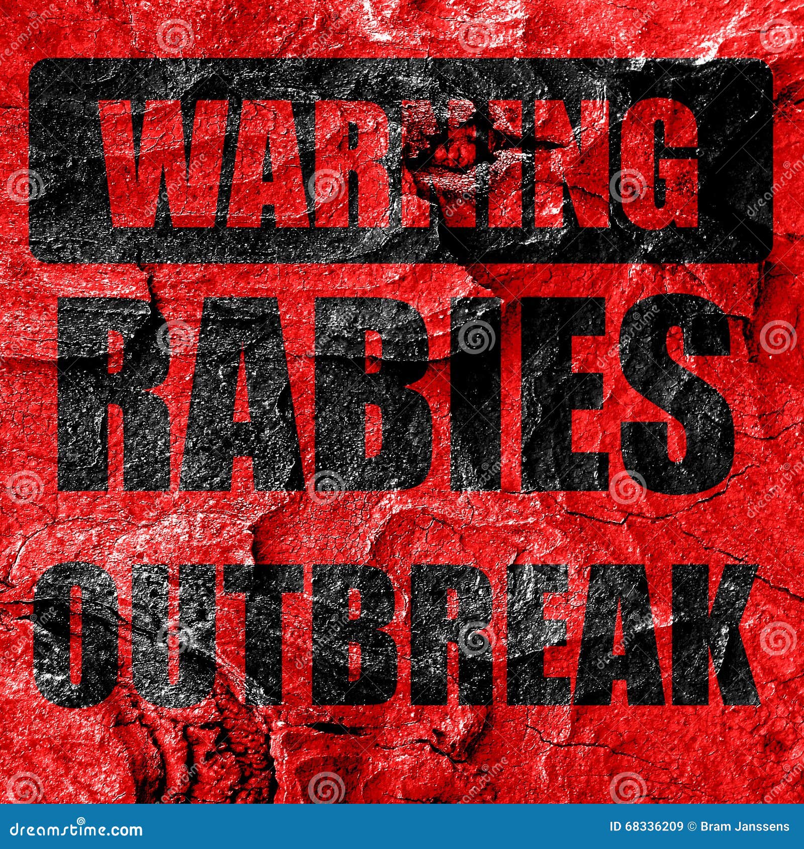 Rabies Virus Concept Background Stock Illustration - Illustration of ...