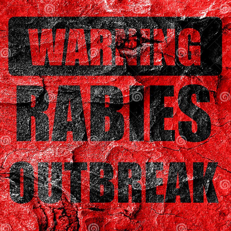 Rabies Virus Concept Background Stock Illustration - Illustration of ...