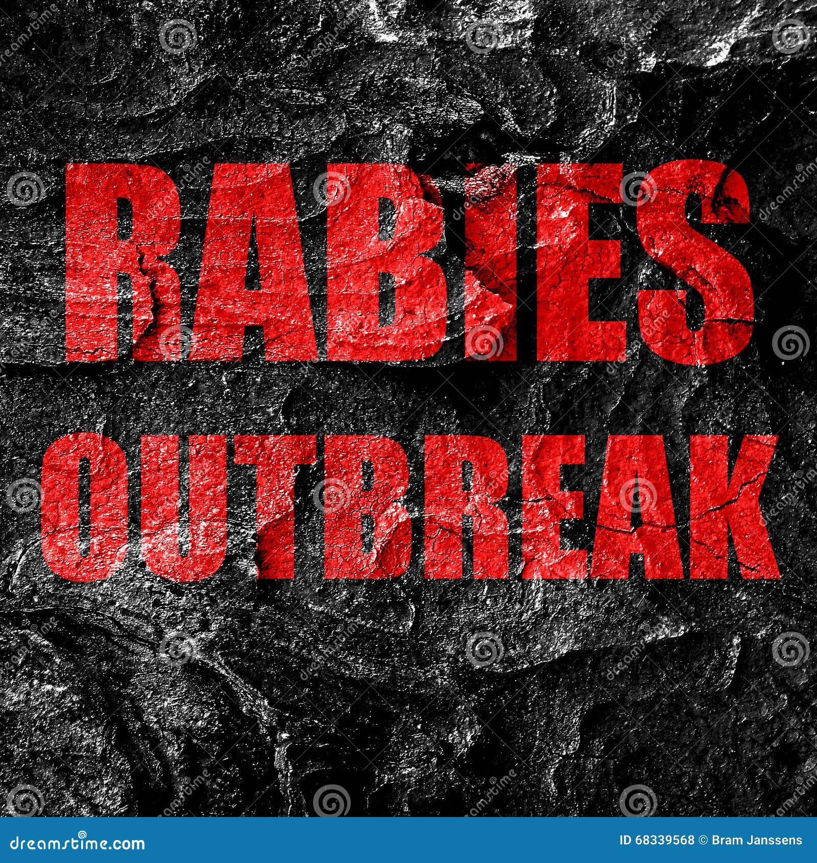 Rabies Virus Concept Background Stock Illustration - Illustration of ...