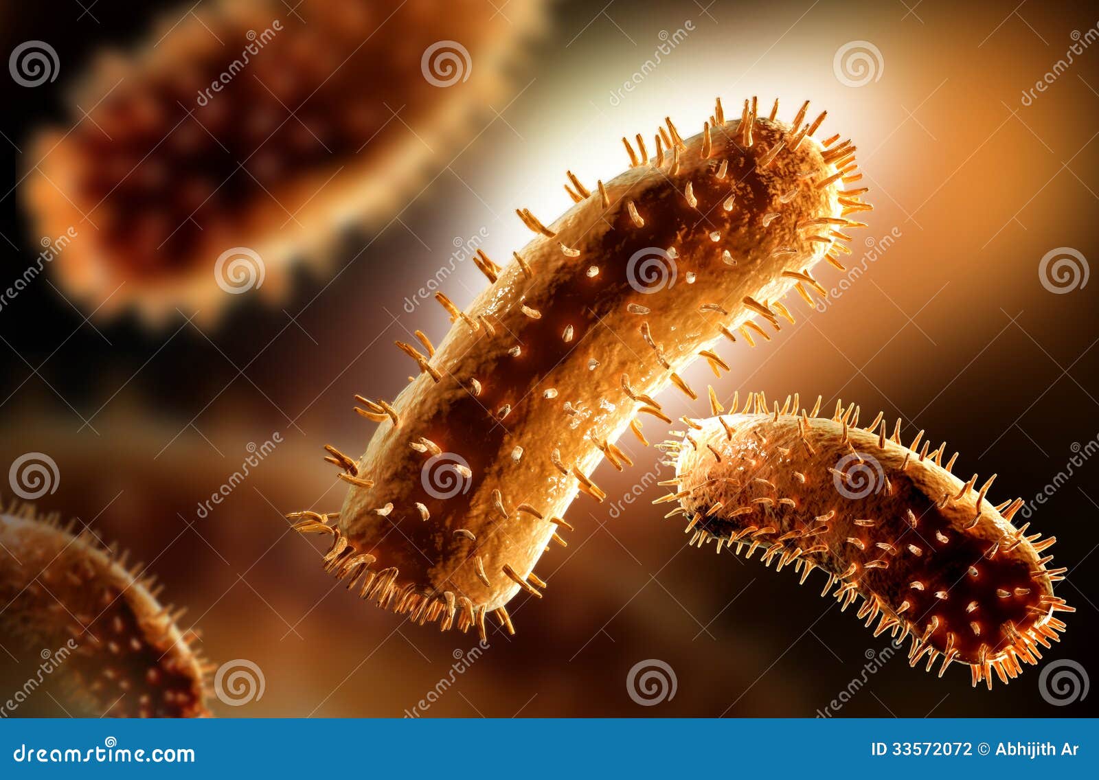 Rabies virus stock illustration. Illustration of cell - 33572072