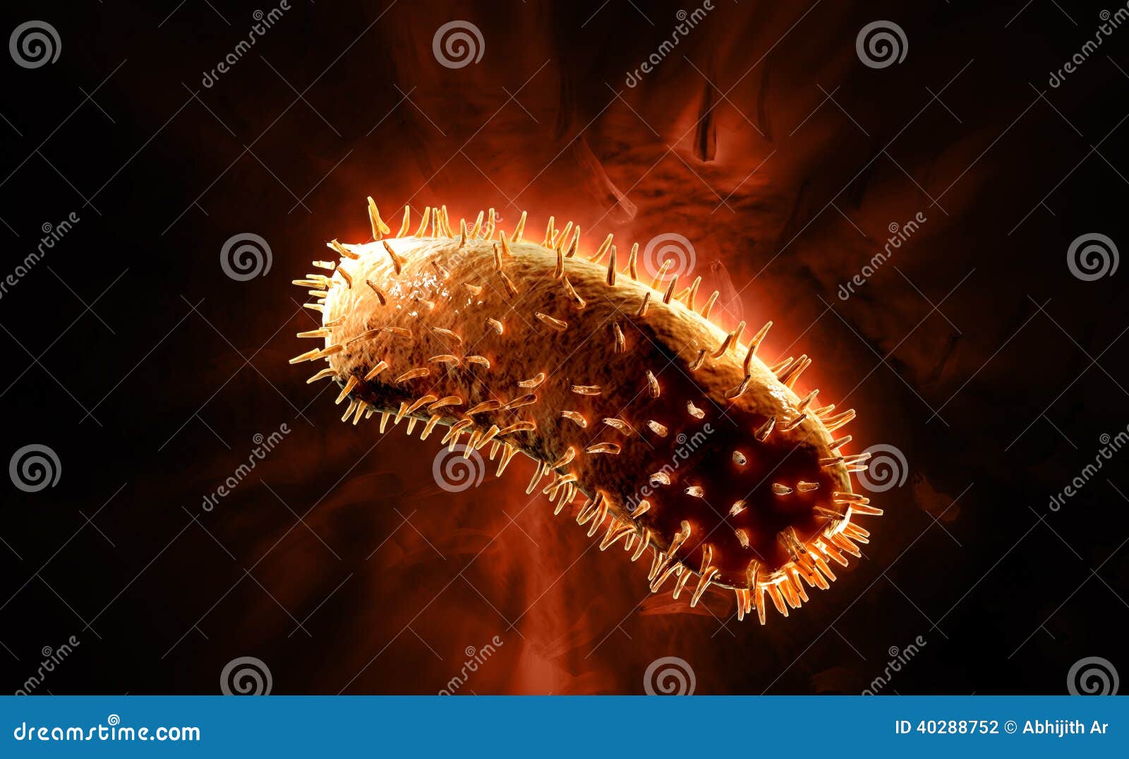 Rabies Virus Or Rhabdovirus Vector Illustration | CartoonDealer.com ...