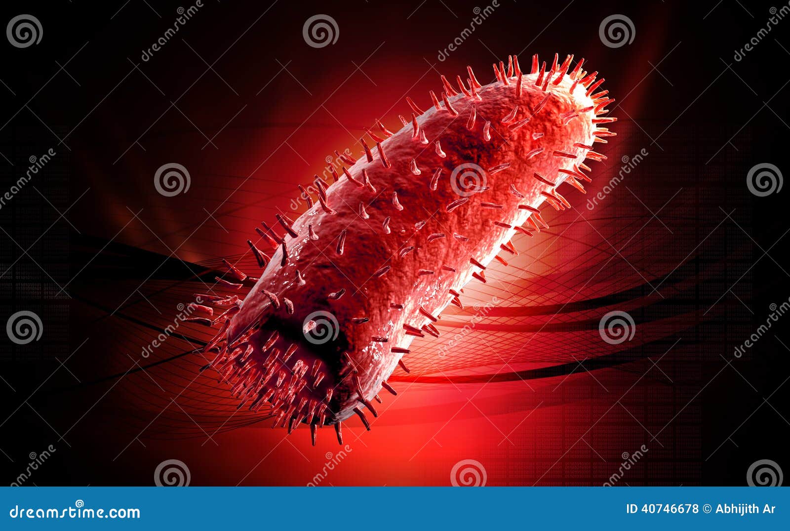 Rabies Virus Cell Vector Cartoon Colorless | CartoonDealer.com #174139637