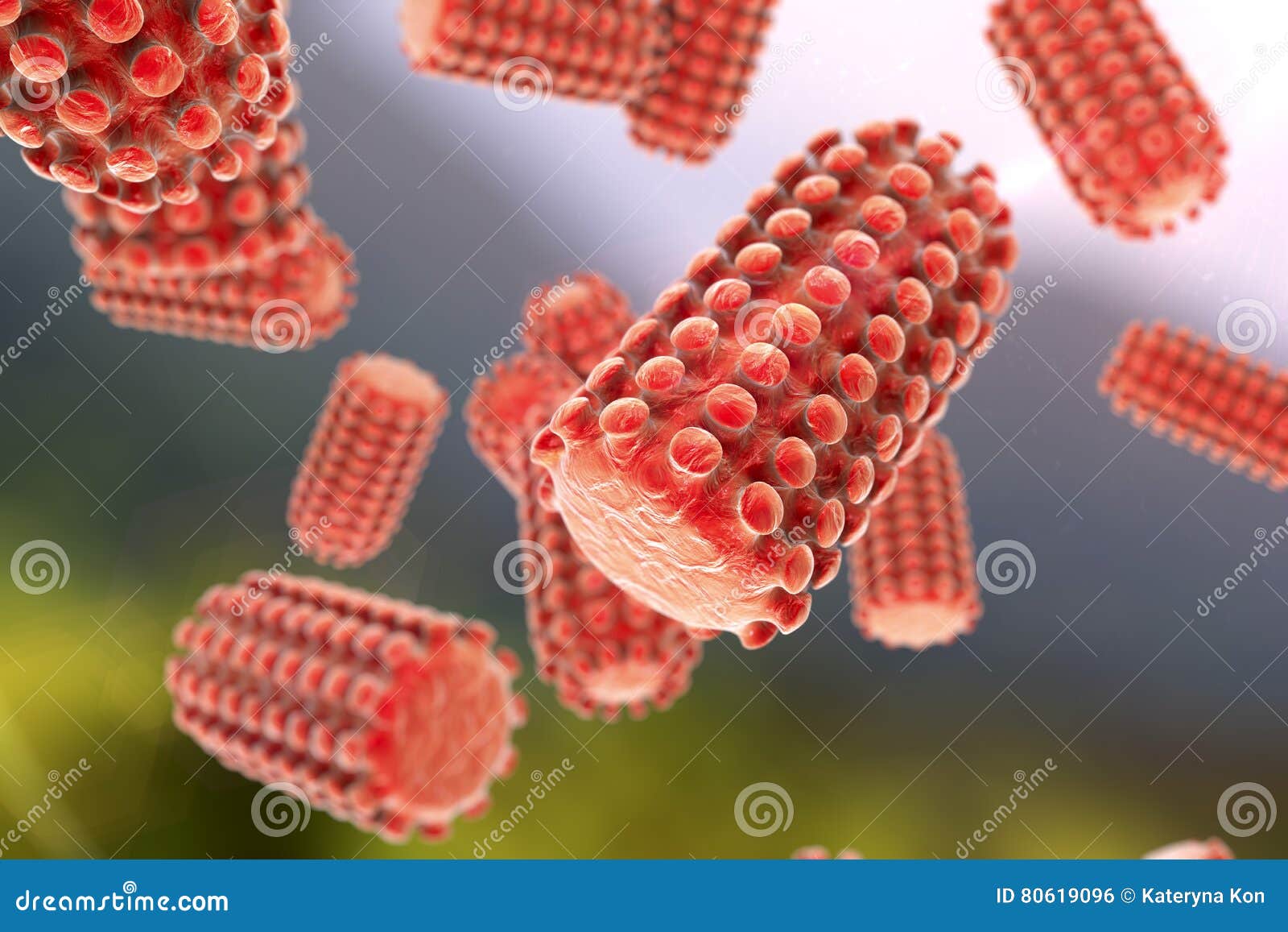 Rabies virus illustration stock illustration. Illustration of illness ...