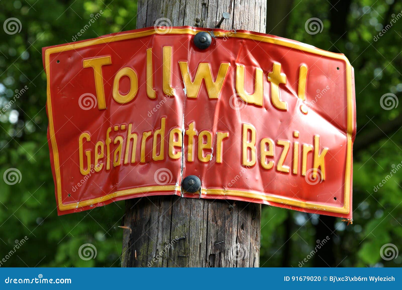 Rabies warning sign stock photo. Image of signpost, information - 91679020