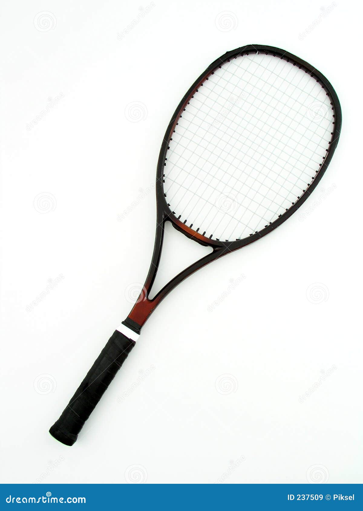 Racchetta di tennis immagine stock. Immagine di studio - 237509