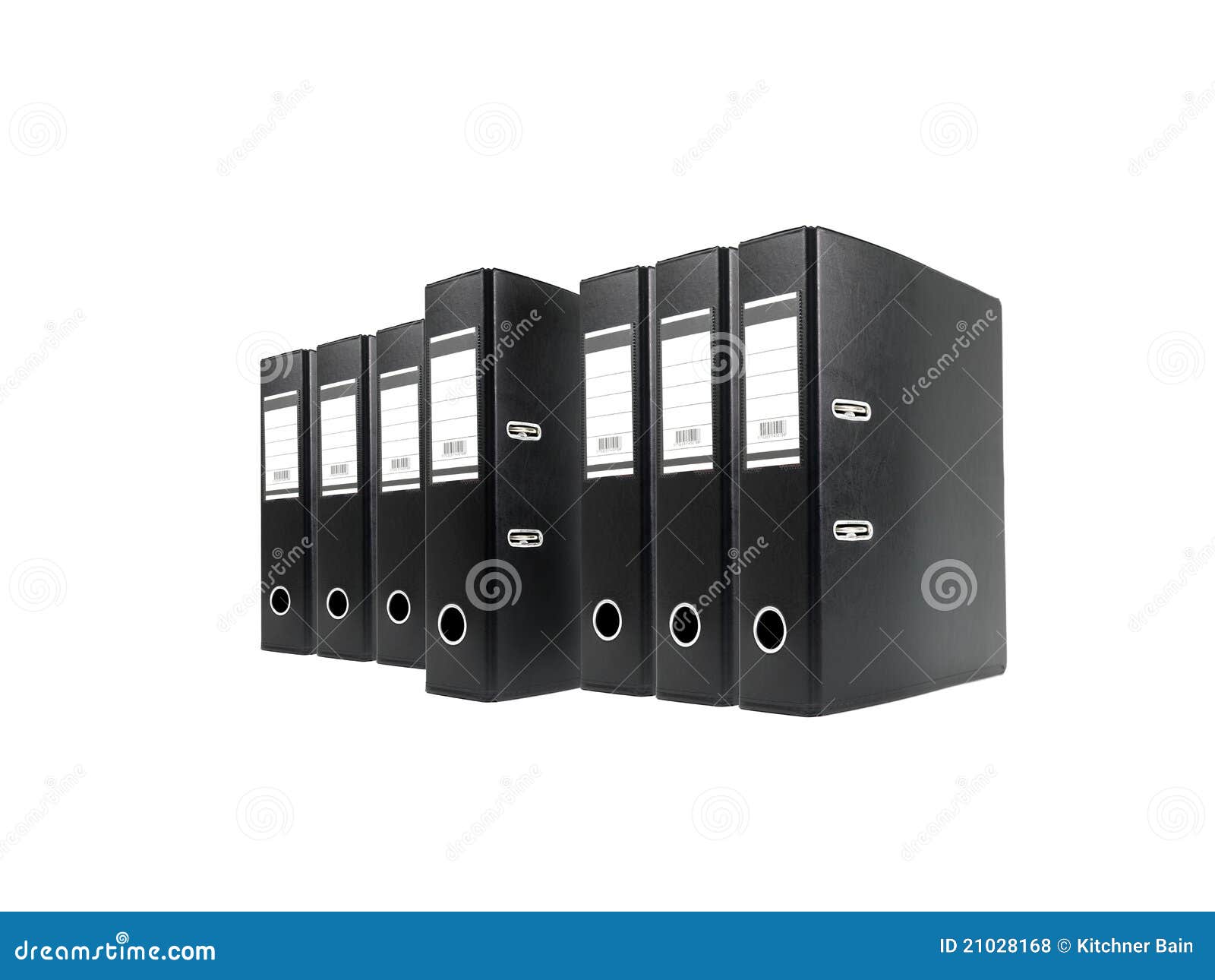 Raccoglitori dell'ufficio fotografia stock. Immagine di organizzazione ...