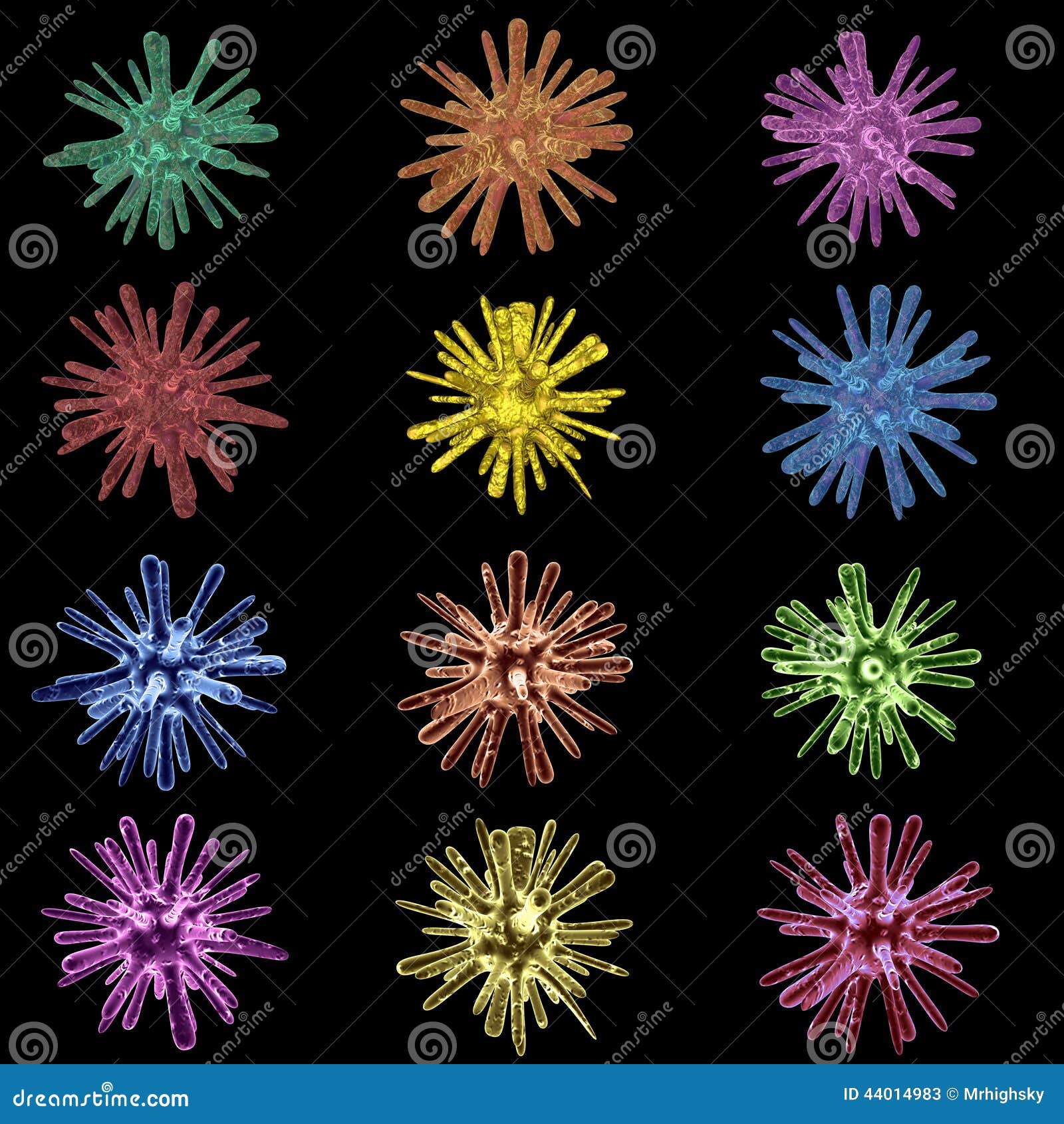 Raccolta dei germi immagine stock. Illustrazione di differente - 44014983