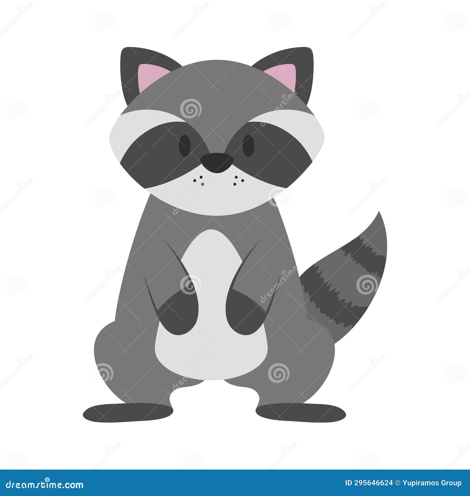 Raccoon Cute Animals Cartoons | CartoonDealer.com #114176691