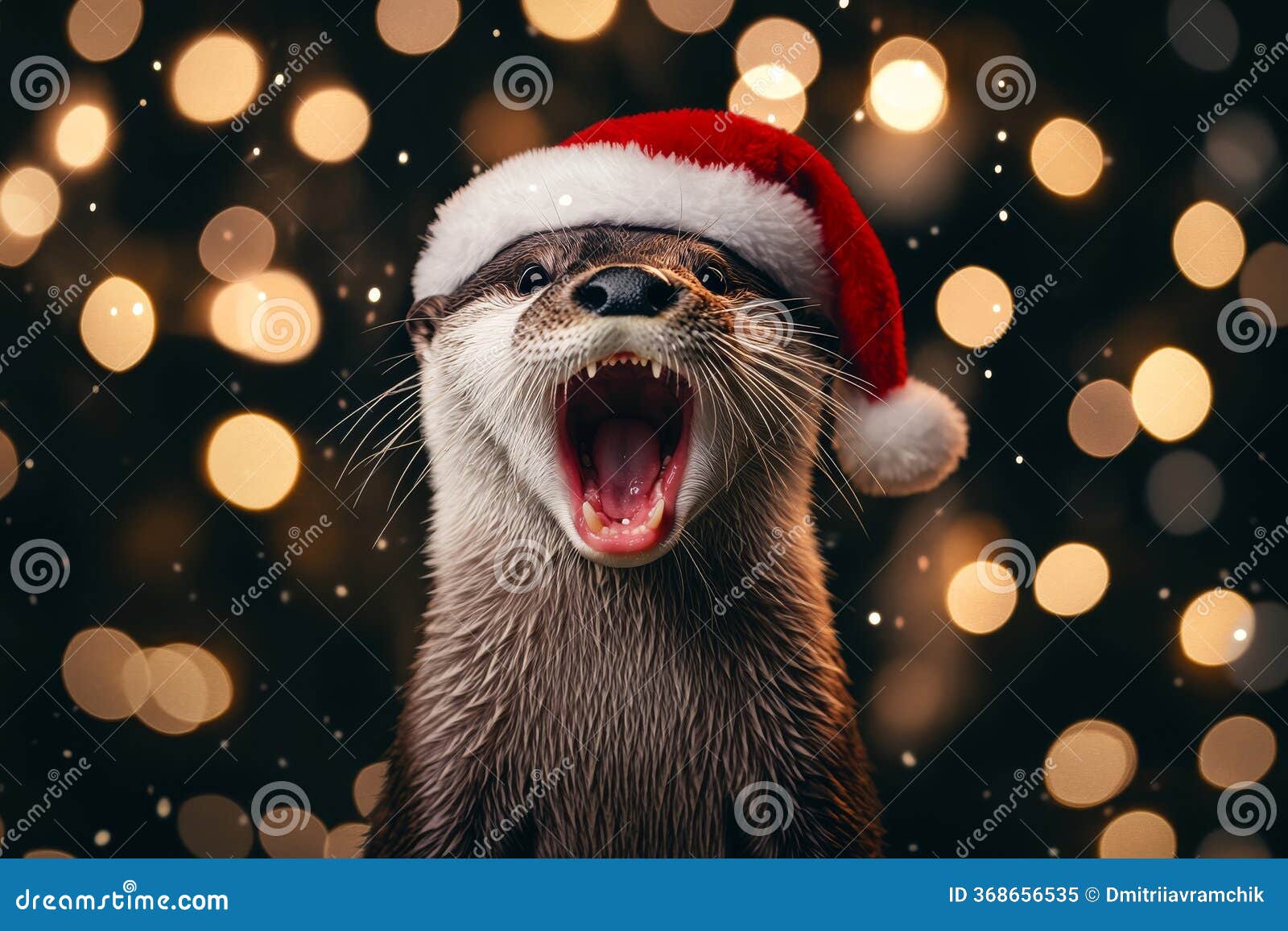 Santa Hat On Silly Pineapple Royalty-Free Stock Image | CartoonDealer ...