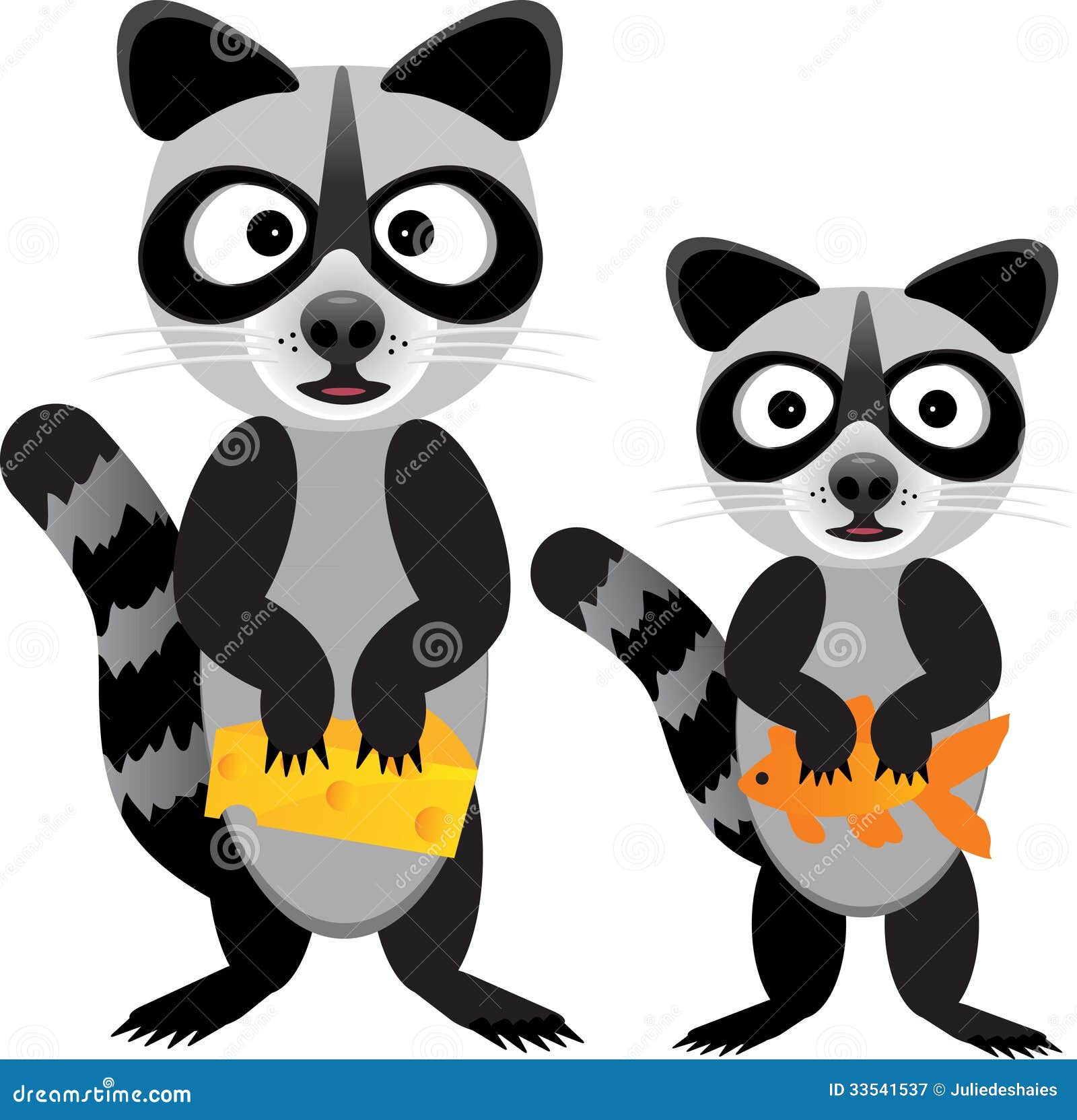 Black Raccoon Stealing