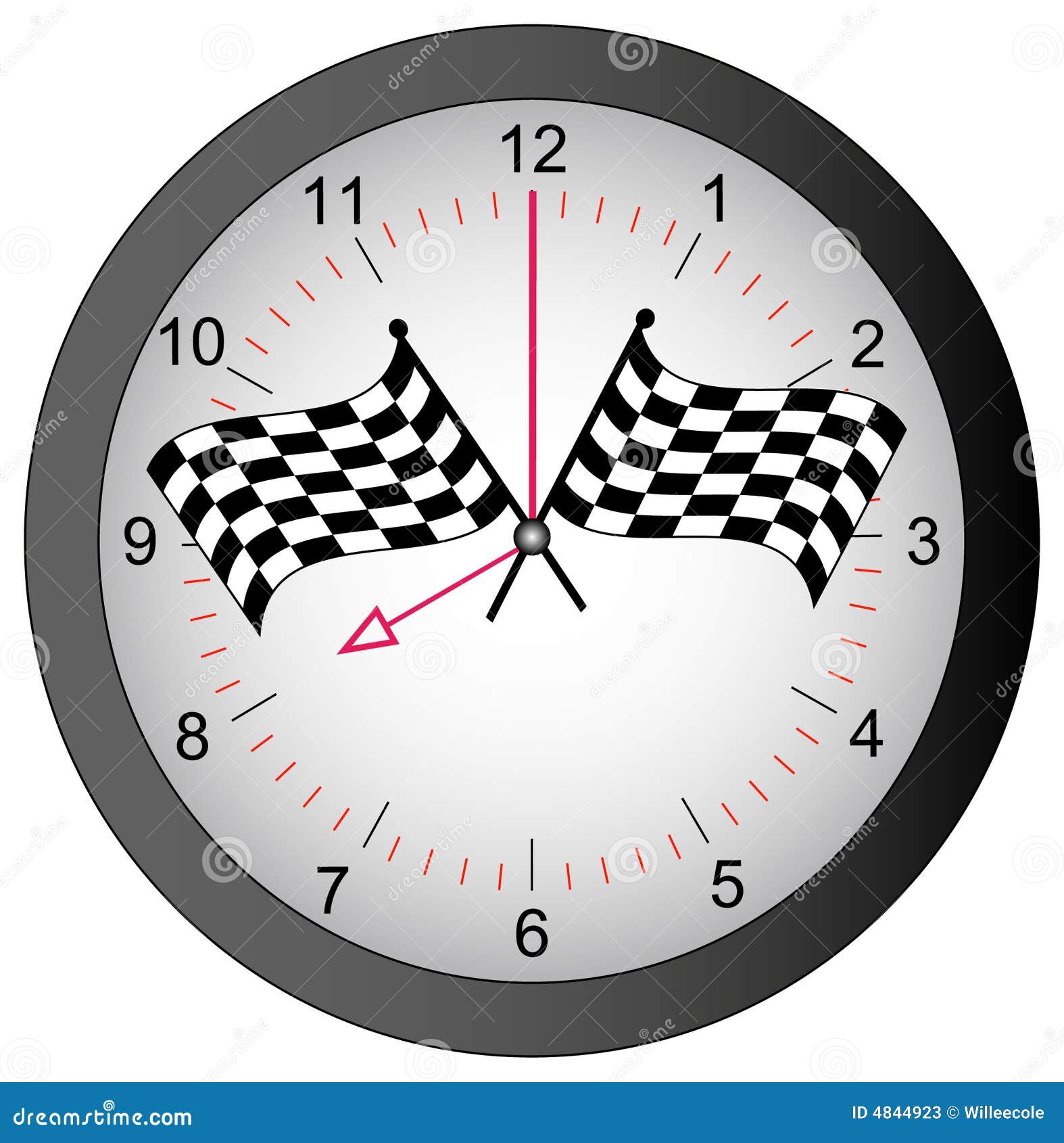 Race against time stock vector. Illustration of conceptual - 4844923