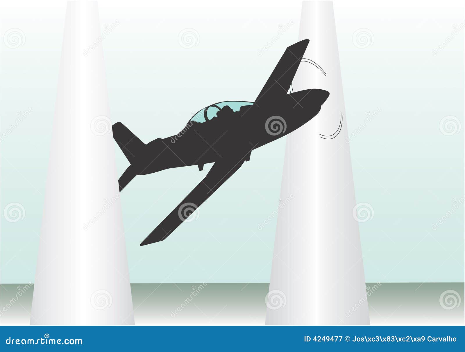 Race of aircraft stock illustration. Illustration of force - 4249477