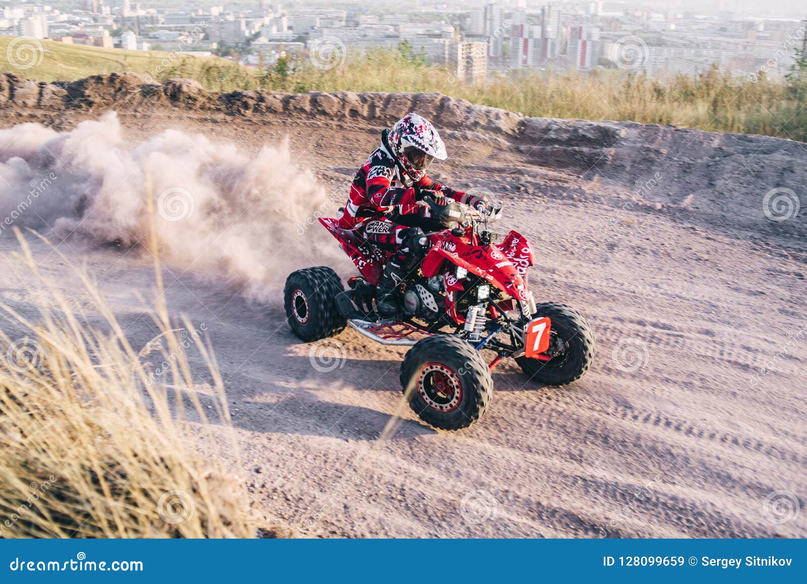 Race ATV in the Mud, Off Road Editorial Stock Image - Image of dirty ...