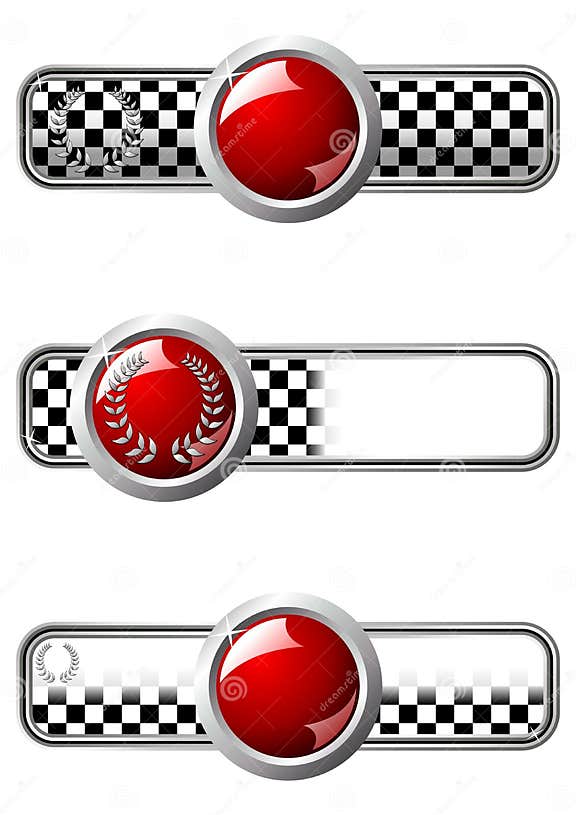 Race badges with round gem stock vector. Illustration of incentive ...