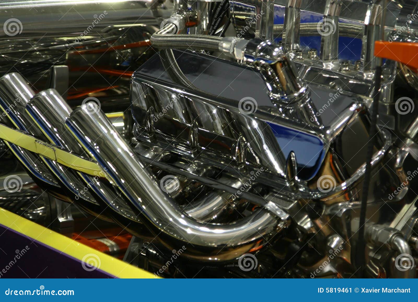 Race Boat Engine Picture. Image: 5819461