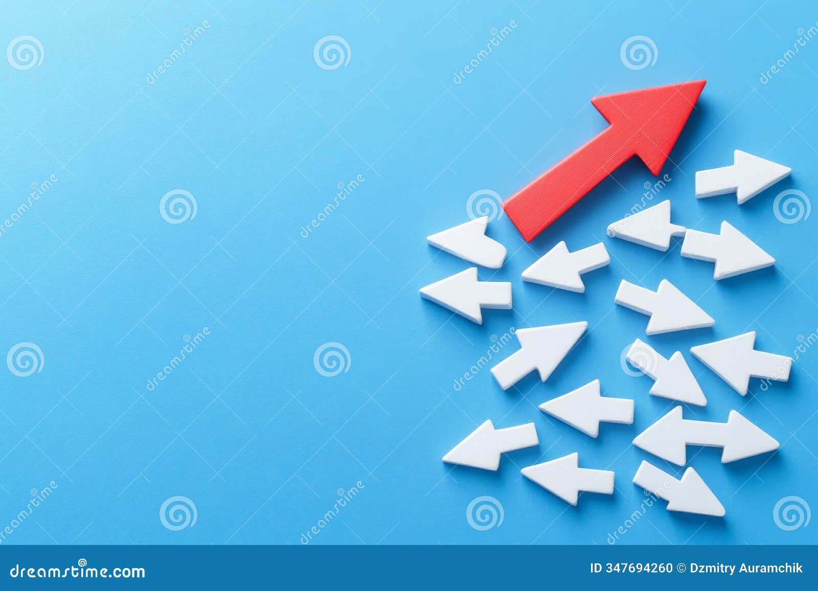 The Race in Business Competition, Highlighted by a Red Arrow in the ...