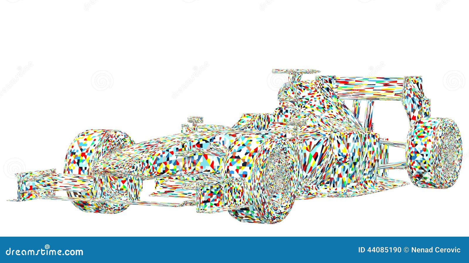 Race Car Colorful Vector stock vector. Illustration of hipster - 44085190