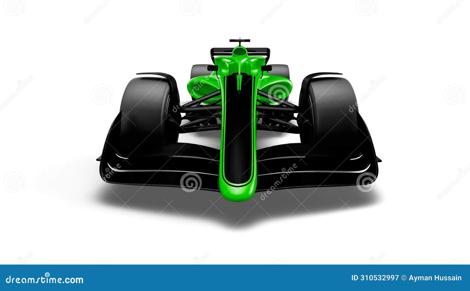 Race Car. 3d Rendering. 3d Illustration Stock Illustration ...
