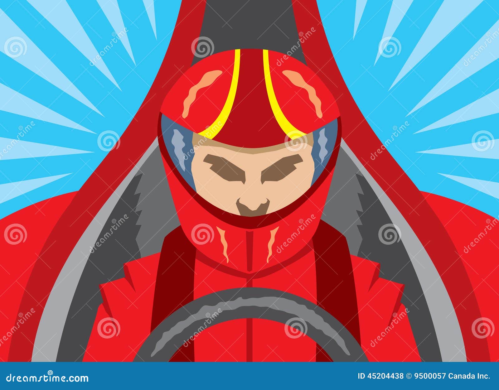 Race Car Driver icon stock vector. Illustration of icon - 45204438